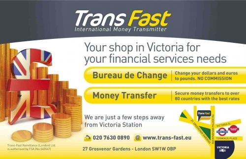 Trans-Fast Remittance (London) Ltd., Money Transfer Services In LONDON